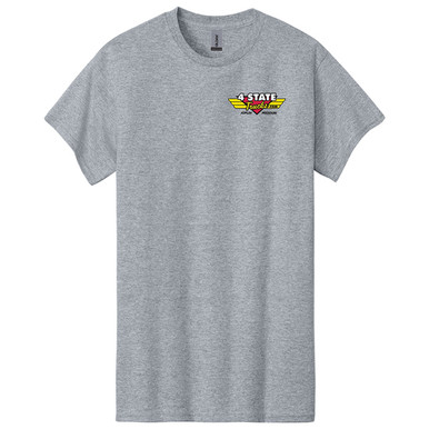 4 State Logo Safety Sport Gray T-Shirt - 4 State Trucks