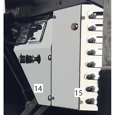 Turnpike Truck Trim Heater Control Trim Without Indicator Light Hole ...