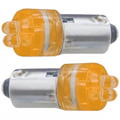 Amber 1893 LED Bulb 4 Micro Diodes - Pair - 4 State Trucks