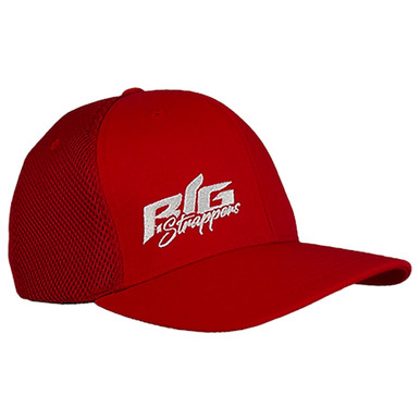 Big Strappin Airmesh Flexfit Red Hats - 4 State Trucks