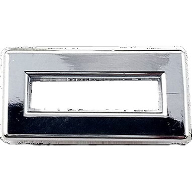 Chrome Plastic Switch Label Covers Without Visor- 6 Pack For Peterbilt ...