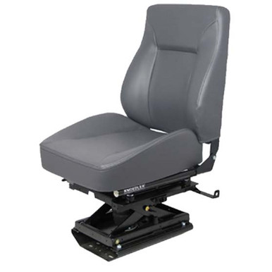 Knoedler Black Vinyl High Back Falcon Seat - 4 State Trucks