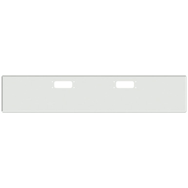 18 Inch Chrome Boxed End Bumper, 10 Gauge W/ Tow Hole For Peterbilt 352 ...