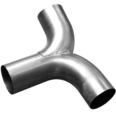 Kenworth AeroCab 5 Inch OD Exhaust Y-Pipe W/ Single Muffler by BESTfit ...