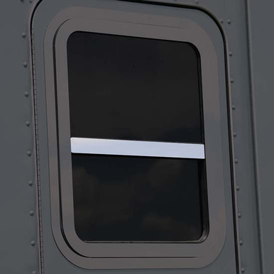 Stainless Steel Sleeper Side Window Trim Center Bar For Kenworth T680 ...