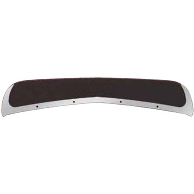 Smoked Acrylic Mustache Bug Shield W/ Stainless Steel Trim For Kenworth ...