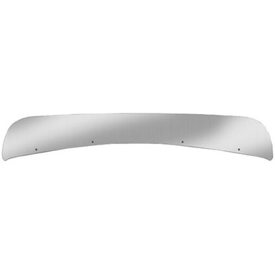 Smoked Acrylic Mustache Bug Shield W/ 304 Stainless Steel Trim For ...
