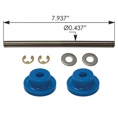 BESTfit Exhaust Bushing Kit Upper With Sleeve For Peterbilt 389/388 - 4 ...