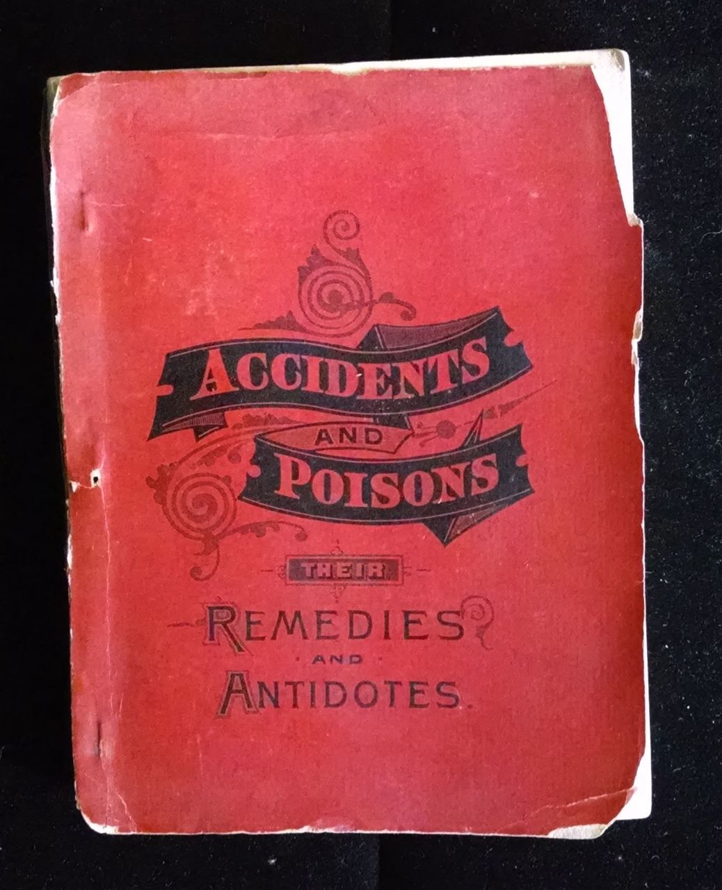ACCIDENTS AND POISONS THEIR REMEDIES AND ANTIDOTES 19th c. book health ...