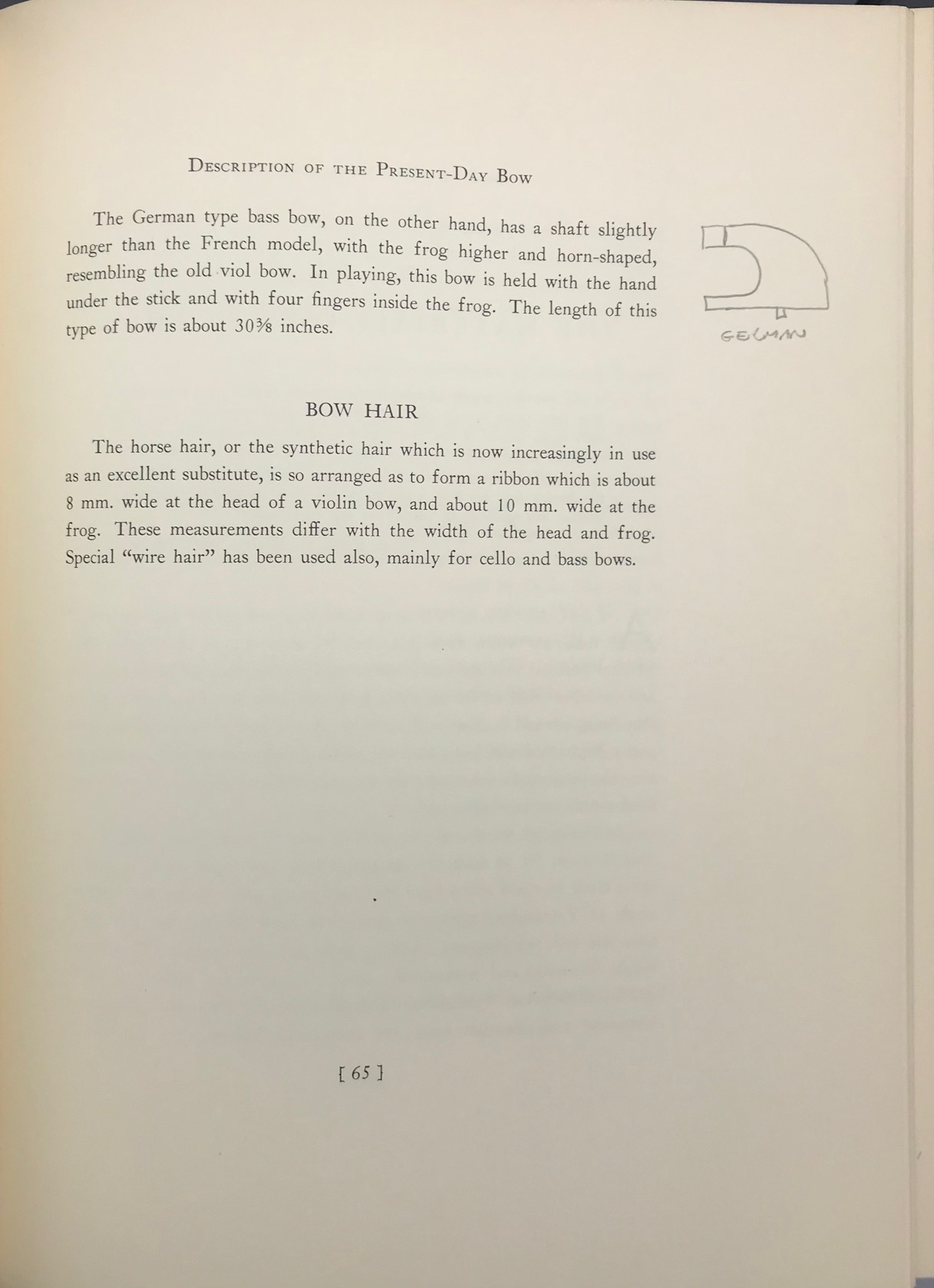 BOWS FOR MUSICAL INSTRUMENTS OF THE VIOLIN FAMILY, by Joseph Roda ...