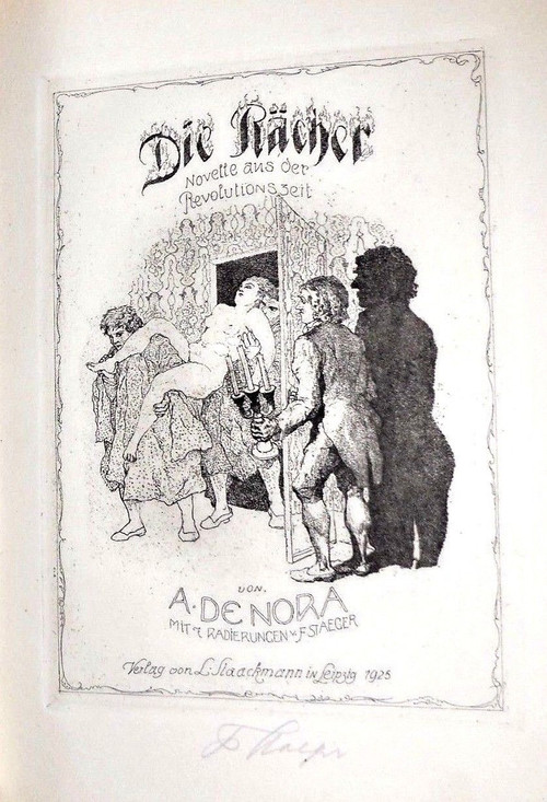 DIE RACHER, by A. De Nora [Signed, Ltd Ed 46/330] *7 Ferdinand Staeger ...