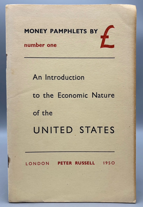 MONEY PAMPHLETS NOS 1-6, by Ezra Pound - 1950-1952 [Complete] | Panoply ...