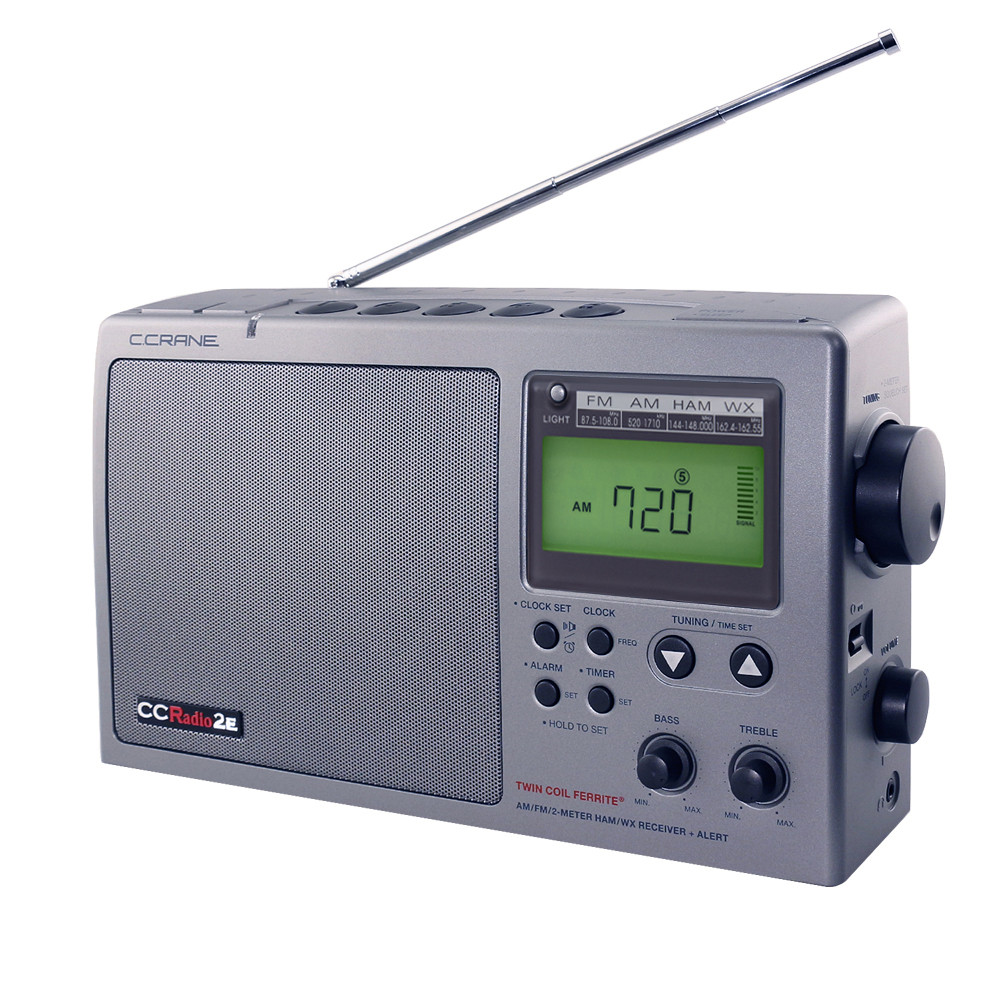 CC Radio 2E - Portable AM FM Radio - Weather, Ham Band Radio
