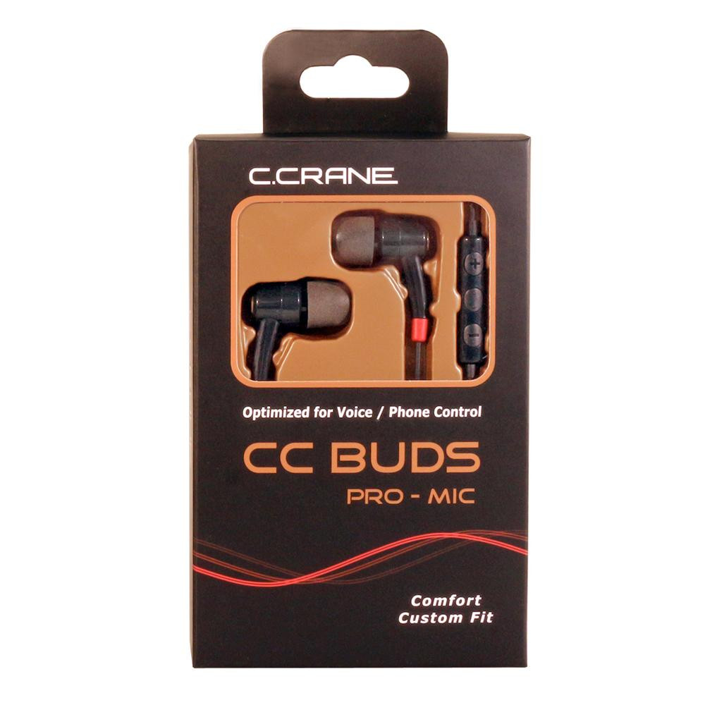 CC Buds Pro-Mic In-Ear Earbuds w/ built in Mic and Phone Remote ...