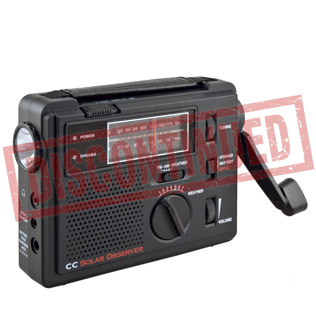 CC Solar Observer – AM FM Weather Windup Emergency Radio