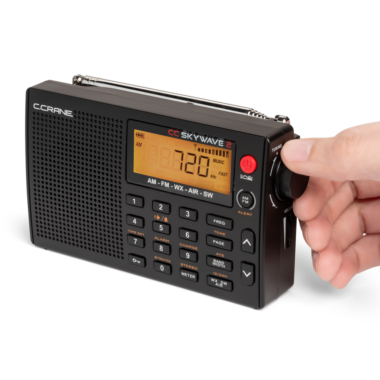 CC Skywave™ 2 with AM, FM, Shortwave, NOAA Weather + Alert and the VHF ...