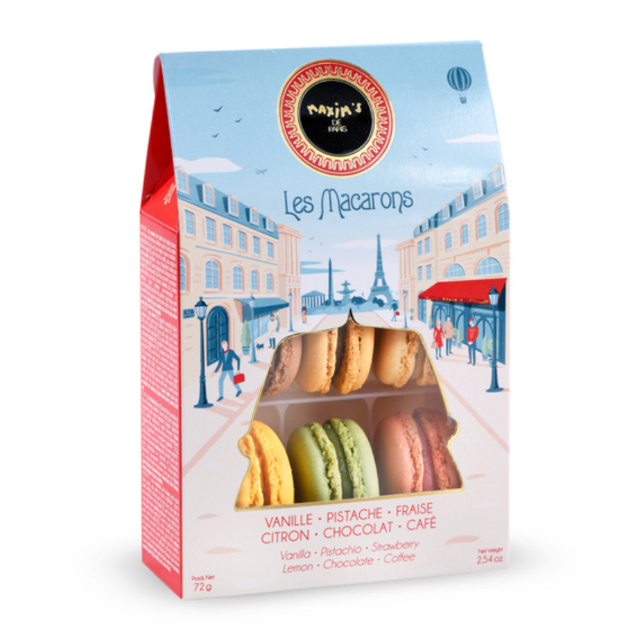 Maxim's Assorted Filled Macarons 6pcs 72g