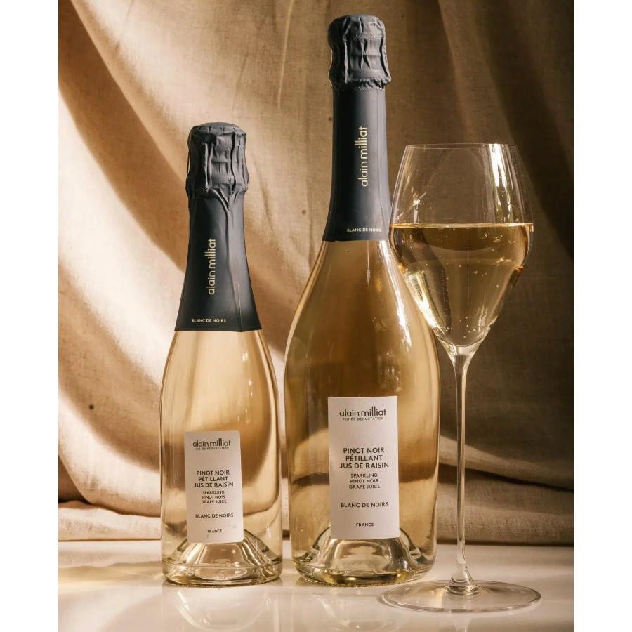 Alain Milliat Sparkling Blanc de Noirs Pinot Noir Grape Juice 375ml