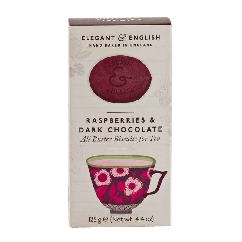 AB Elegant English Raspberry Dark Choc 125g - Culinaris UK