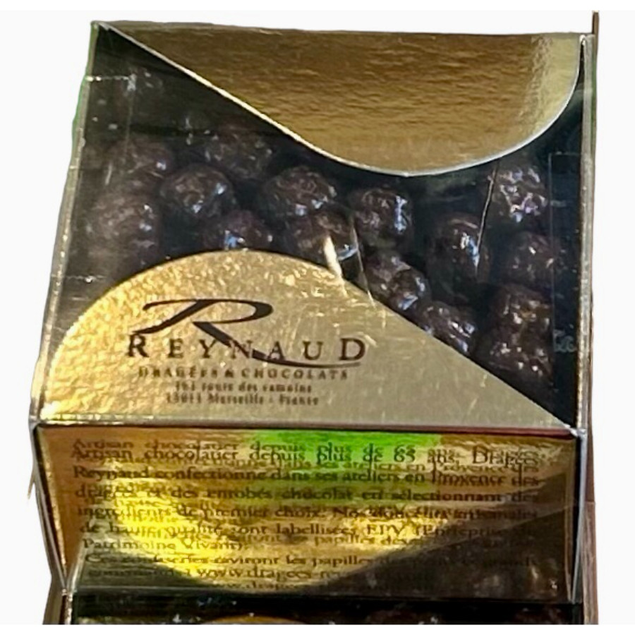 Reynaud Candied Ginger Cubes Covered in Dark Chocolate 200g