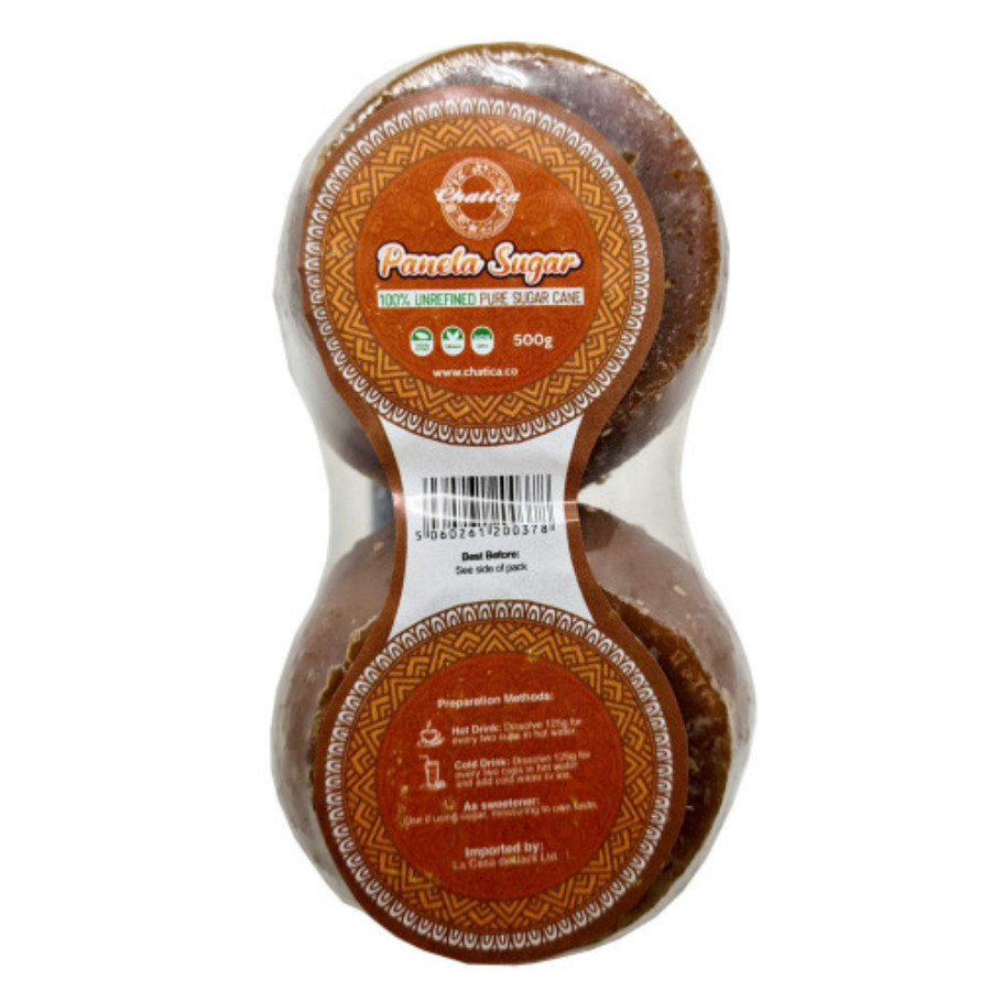 Chatica Panela Sugar Cane Unrefined 500g