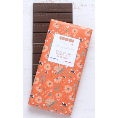 Eclair de Genie Dark Chocolate Bar with Salted Butter Caramel ...