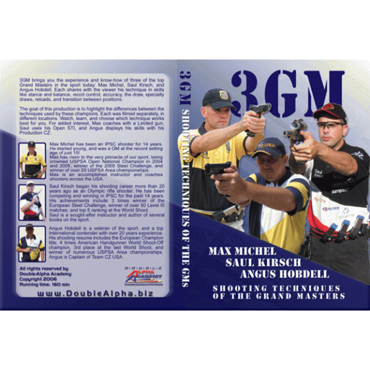 DVD, "3GM Shooting Techniques of the Grand Masters", by Double-Alpha ...