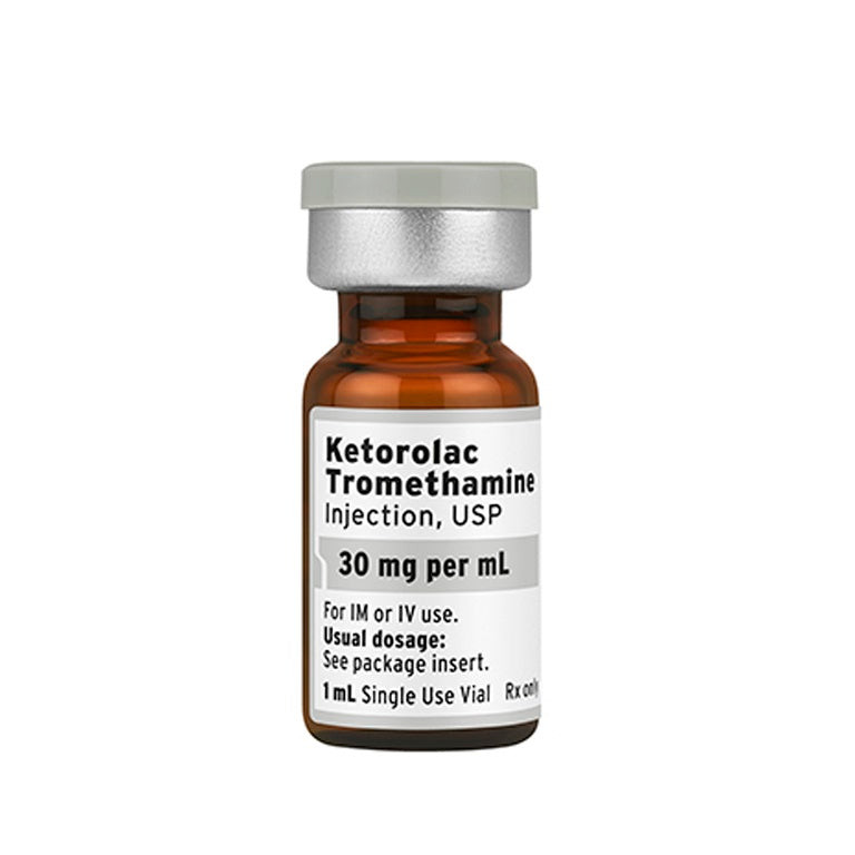 Ketorolac Tromethamine Injection, USP, 30mg/1mL Vial - Dixie EMS