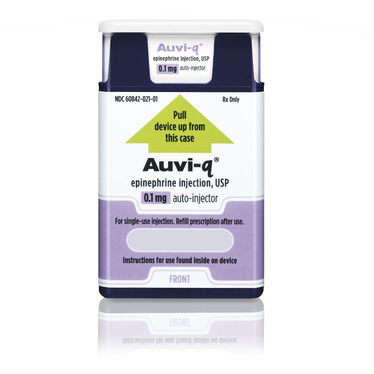 Auvi-q Epinephrine Injection, Usp 0.1 mg auto-Injector, Infant