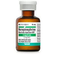 norepinephrine injection dose