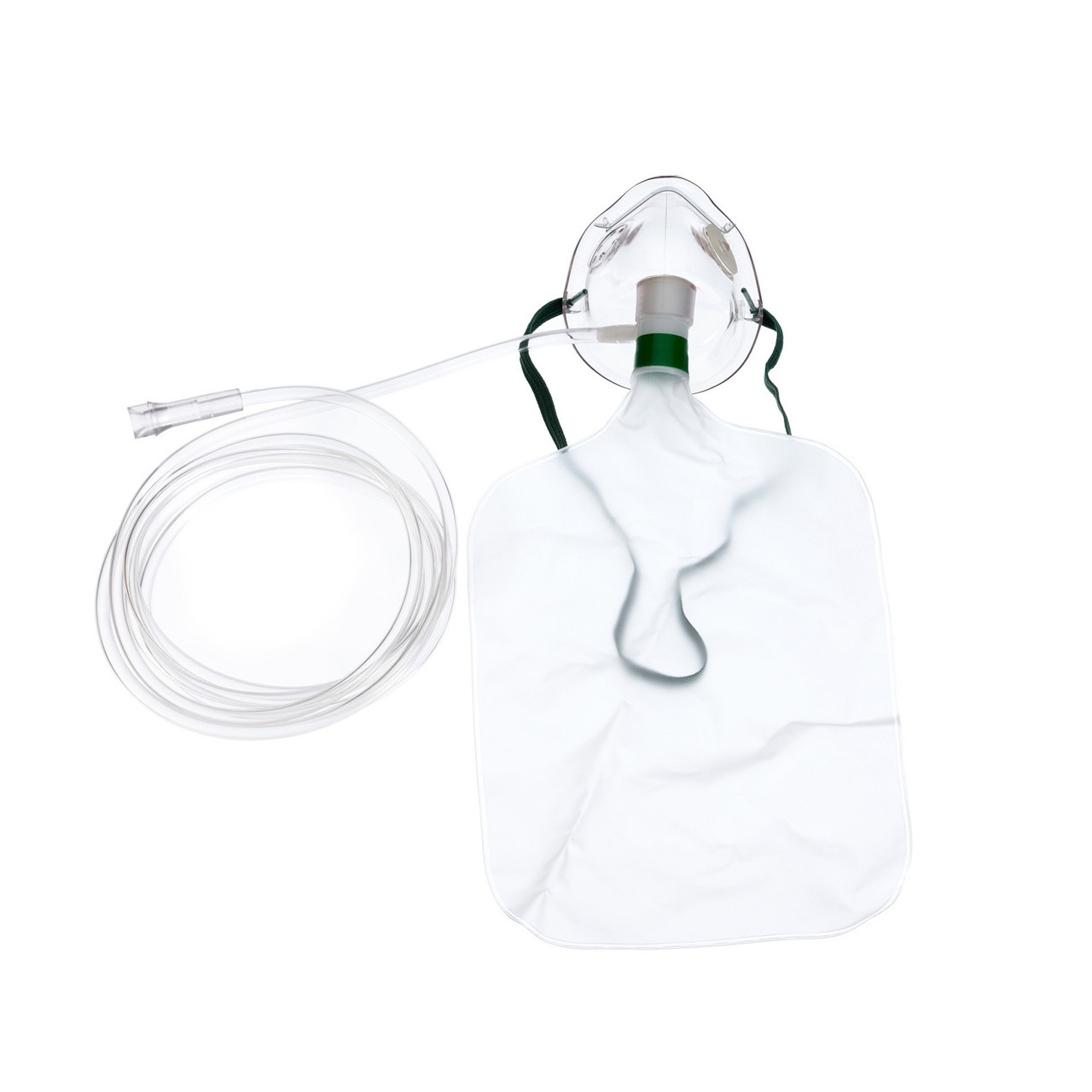 Hudson Non-Rebreather O2 Mask with Safety Vent and 7'' tubing - Dixie EMS
