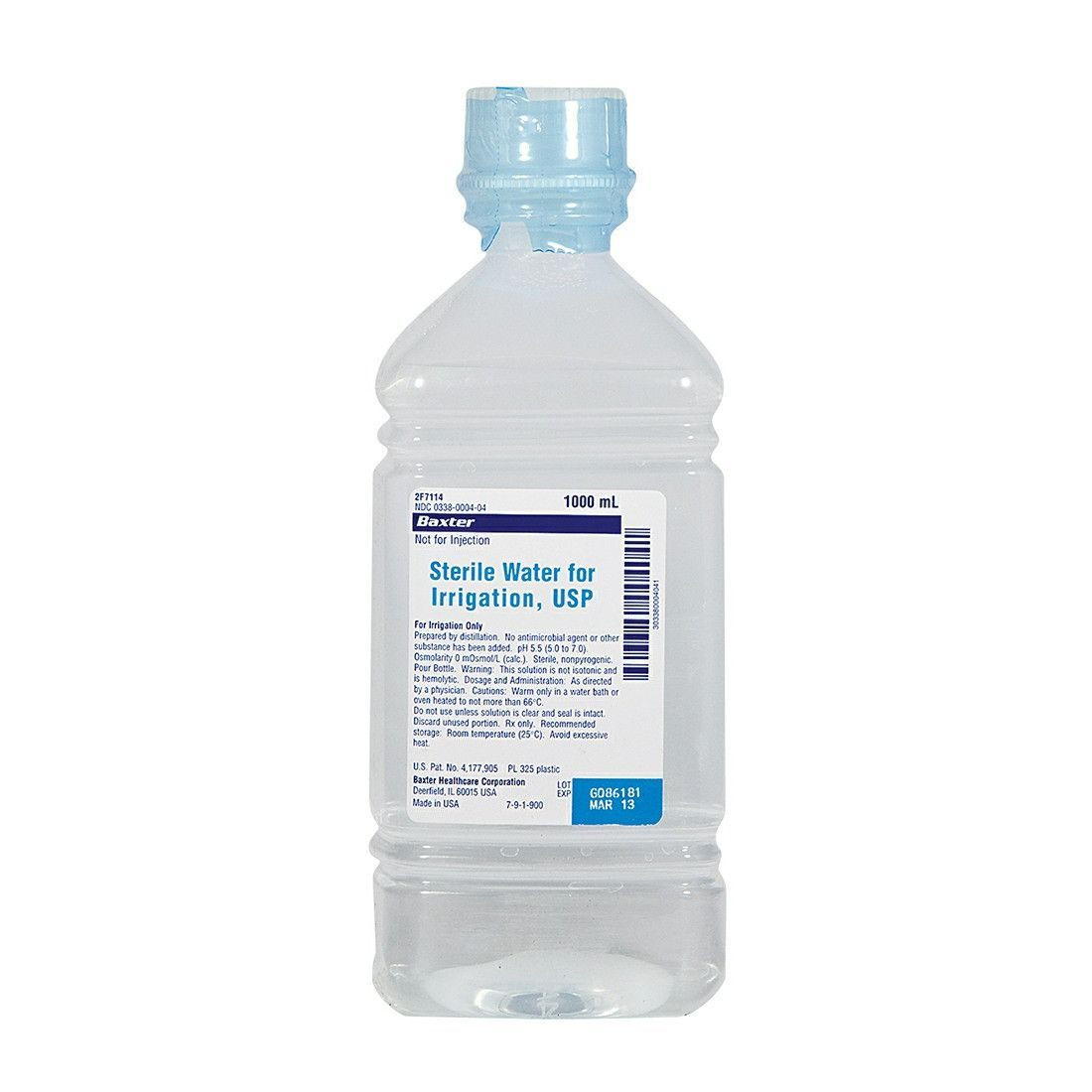 Sterile Water for Irrigation, USP 1000 ml - Dixie EMS