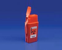 SharpSafety Transportable Sharps Container, Red, 1 Quart - Dixie EMS
