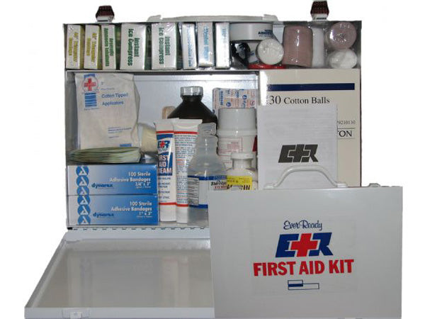 Ever Ready 75 Person First Aid Kit - Metal Case - Dixie EMS