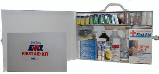 Ever Ready 150 Person First Aid Kit - Metal Case - Dixie EMS