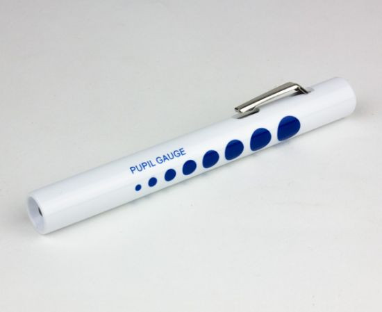 Disposable Diagnostic Penlight with Pupil Gauge - Dixie EMS