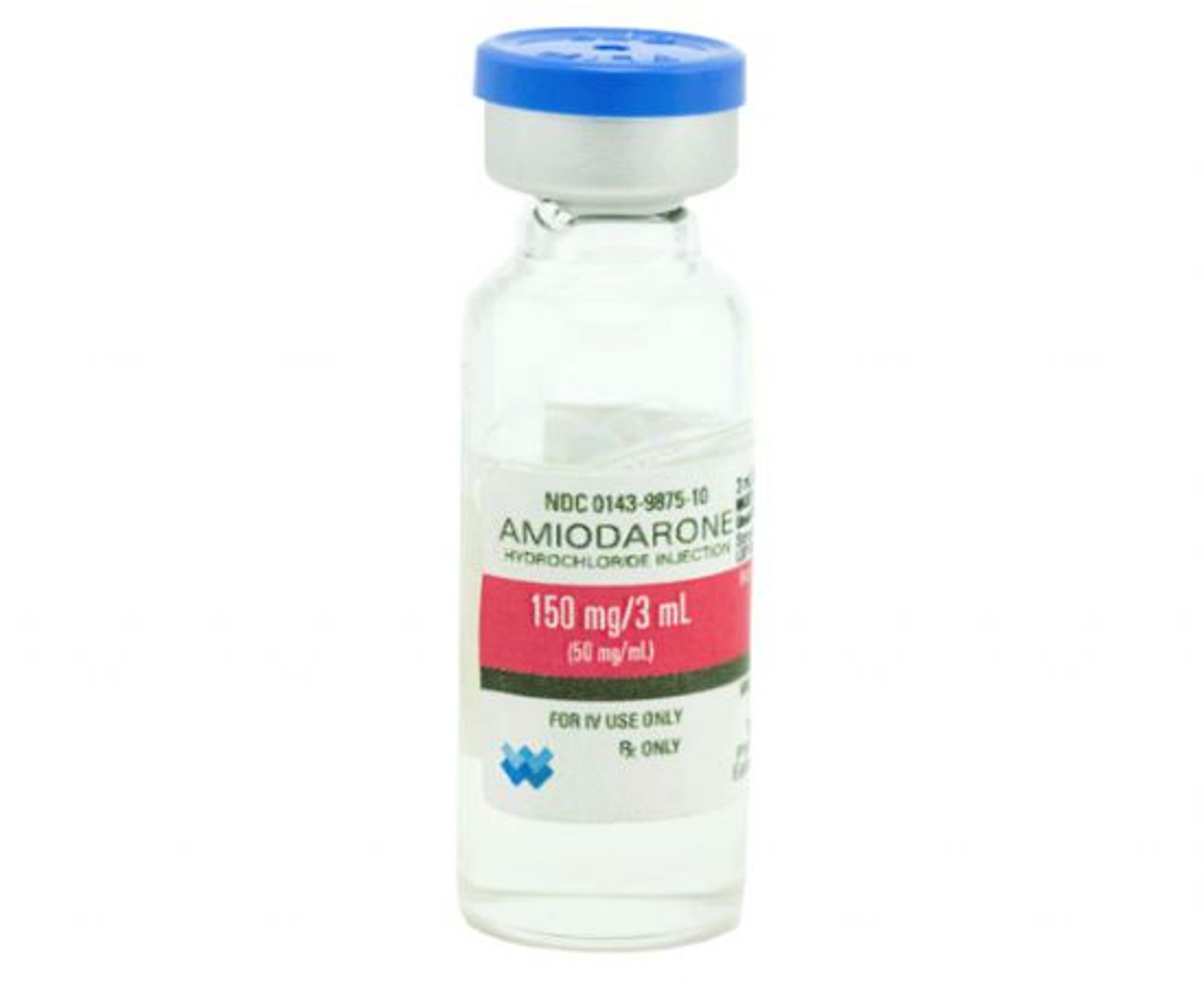 Amiodarone Hydrochloride Injection, USP 150mg/ml - 3ml Vial - Dixie EMS