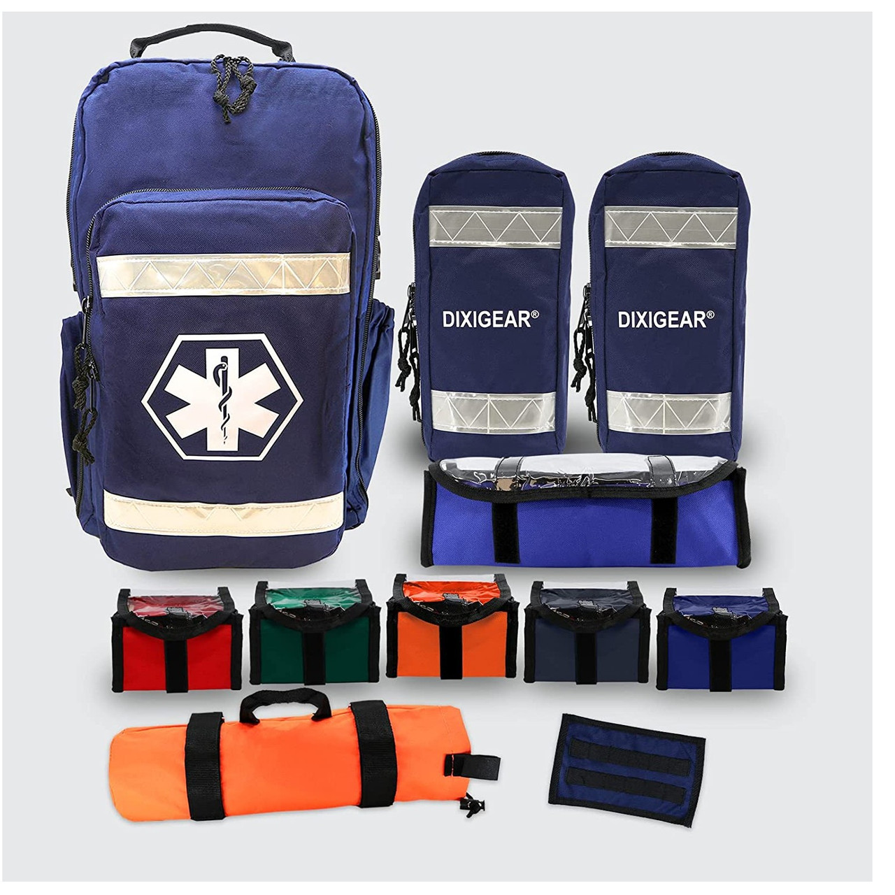 Dixigear Ultimate Pro O2 Trauma Backpack Orange - Fits D Cylinder