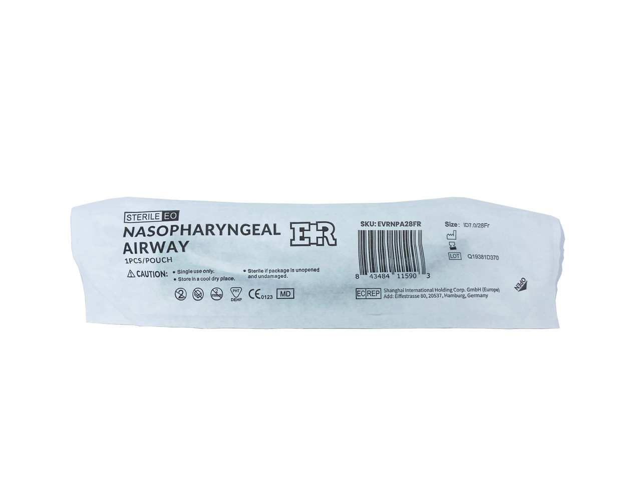 Ever Ready First Aid Nasopharyngeal Airway (NPA) with Packet of ...