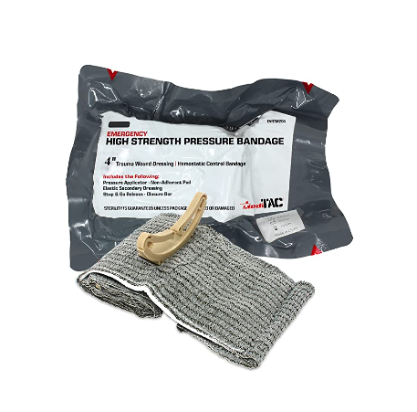 MediTac Emergency High Strength Pressure Bandage Trauma Wound Dressing ...