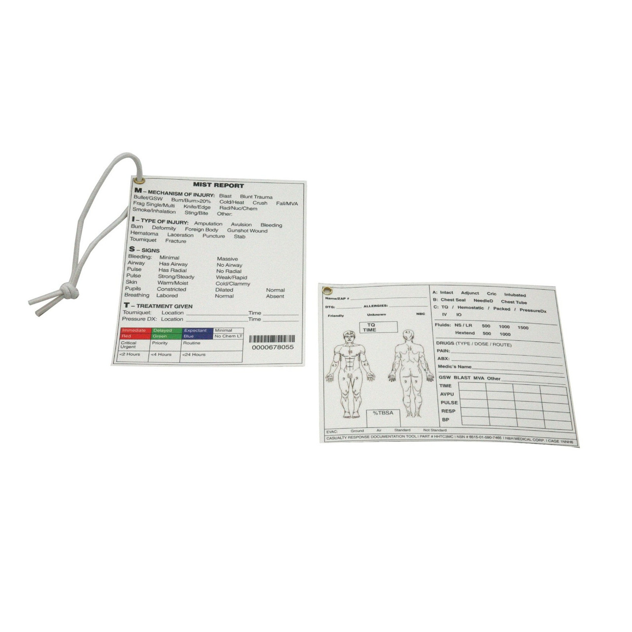 Tactical Casualty Care Card