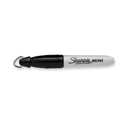 Sharpie Mini Permanent Markers with Golf Keychain Clips, Fine Point ...