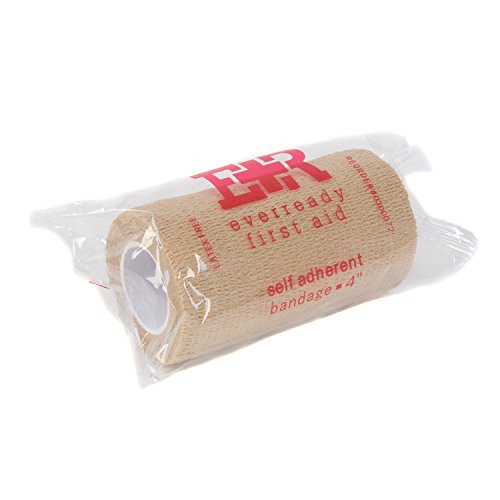 Ever Ready First Aid Self Adherent Cohesive Bandages 4" x 5 Yards - 6 ...
