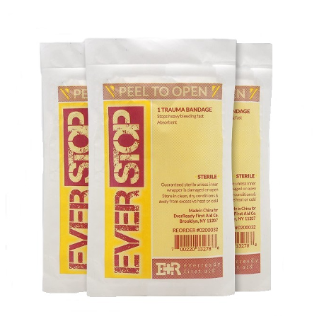 EverStop First Aid Blood Stopper Compress Multi-Purpose Wound and ...