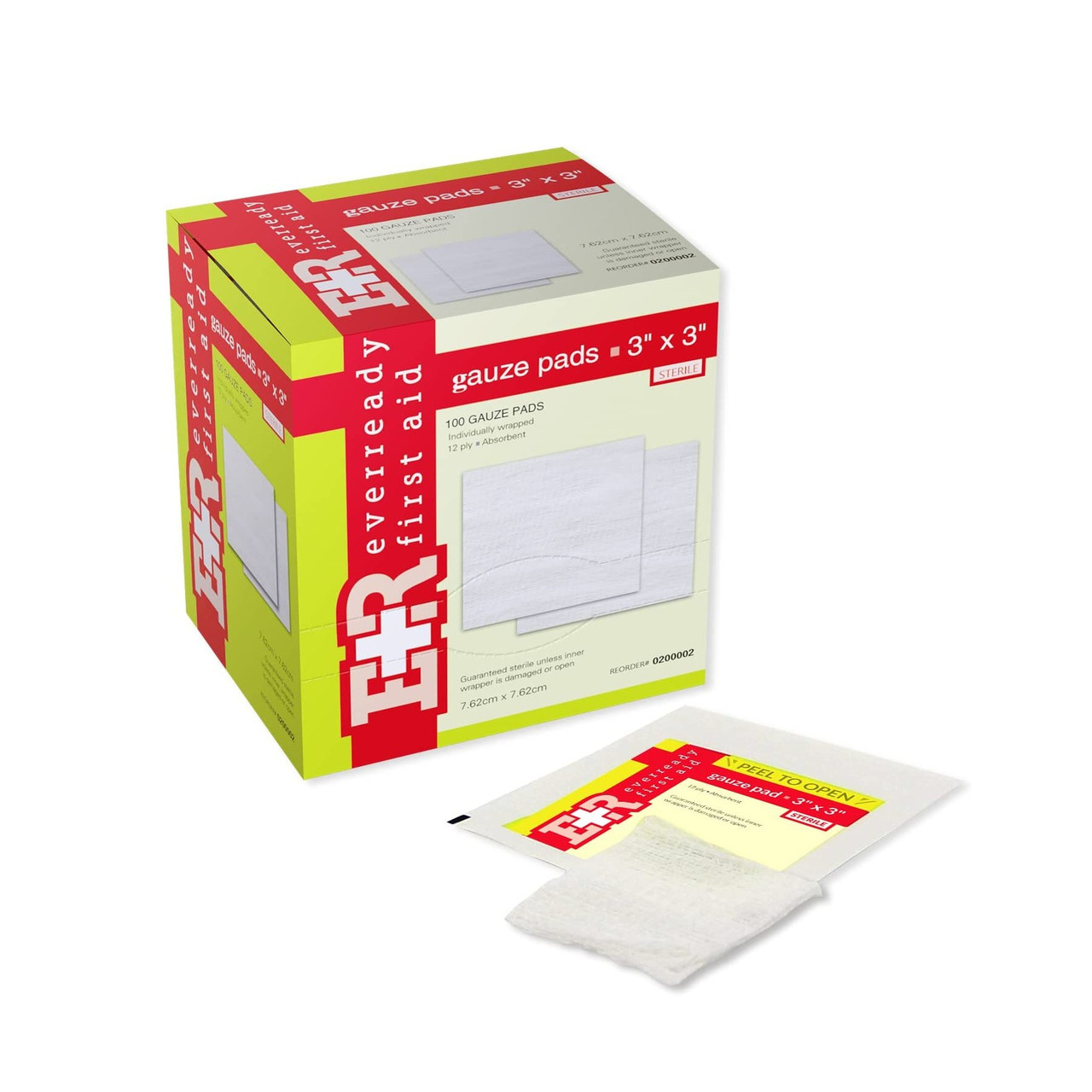 Ever Ready First Aid Sterile Gauze Pads 12Ply