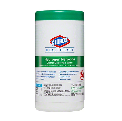 Clorox Healthcare® Hydrogen Peroxide Cleaner Disinfectant Wipe - 155 Count
