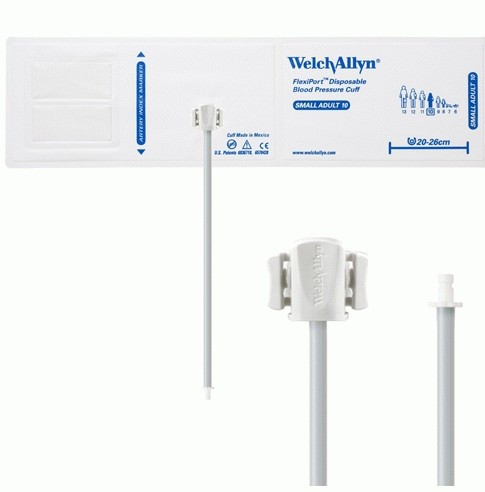 Disposable FlexiPort Cuff with 1-Tube, Bayonet Connector (Small Adult ...