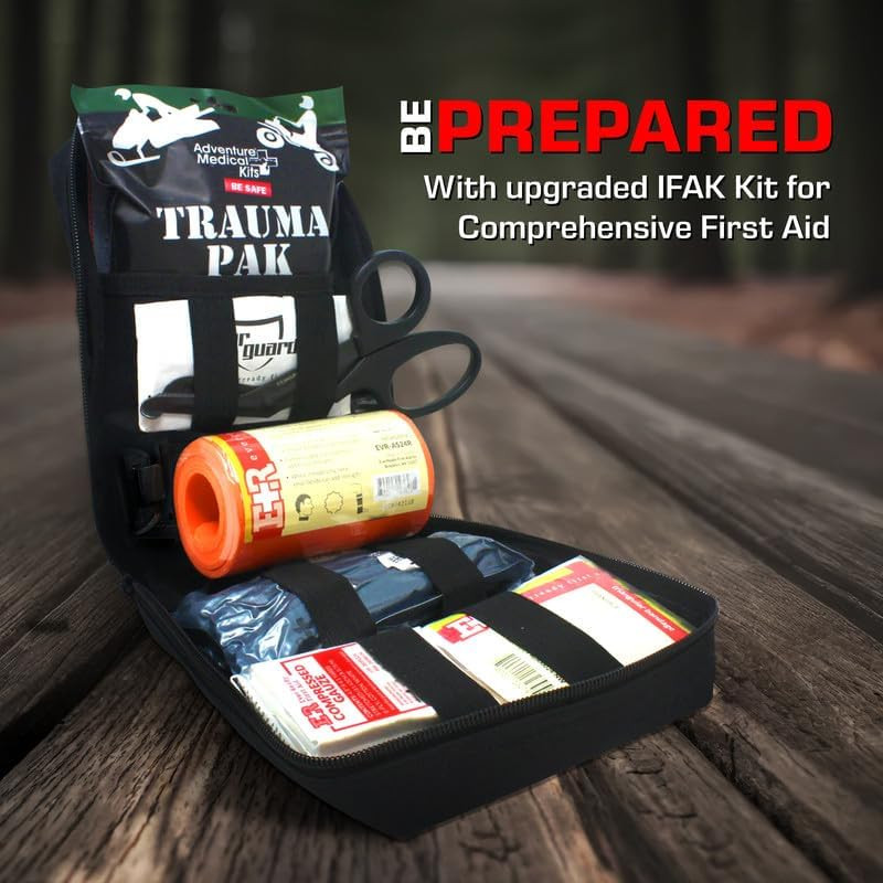 MediTac Premium IFAK Kit - Feat. Trauma Pak, Vent Chest Seal, Israeli ...