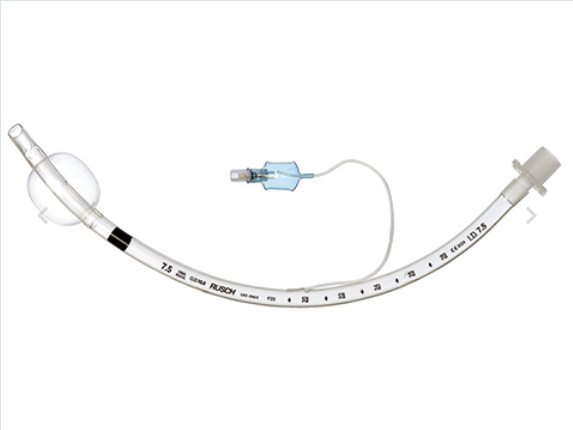 Rusch PVC Endotracheal Tube Cuffed with Murphy Eye 8.0mm, Box of 10 ...