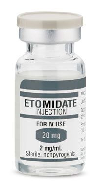 Etomidate Injection 2mg/mL - 10 mL Single-Dose Vial - Dixie EMS